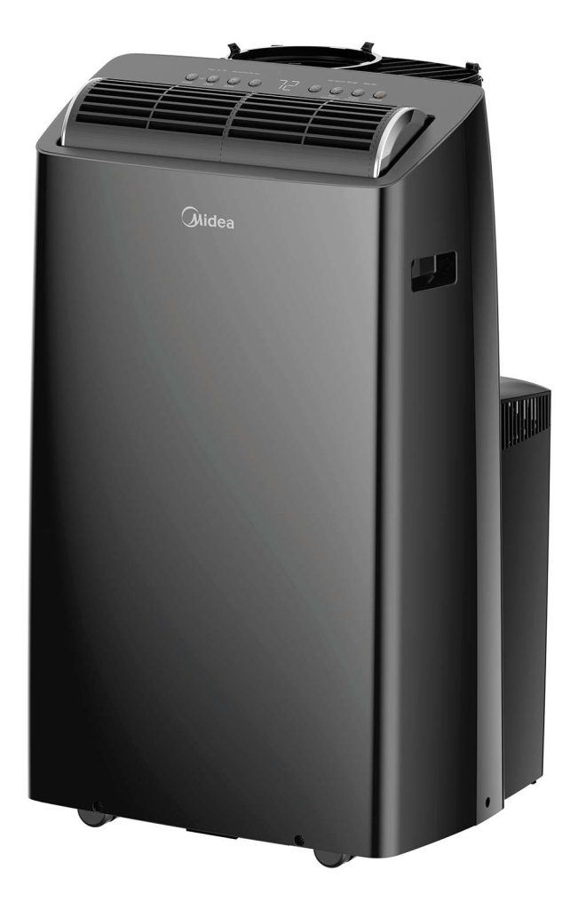 Midea DUO 10,000 BTU SACC Smart Inverter Portable Air Conditioner, Grey ...