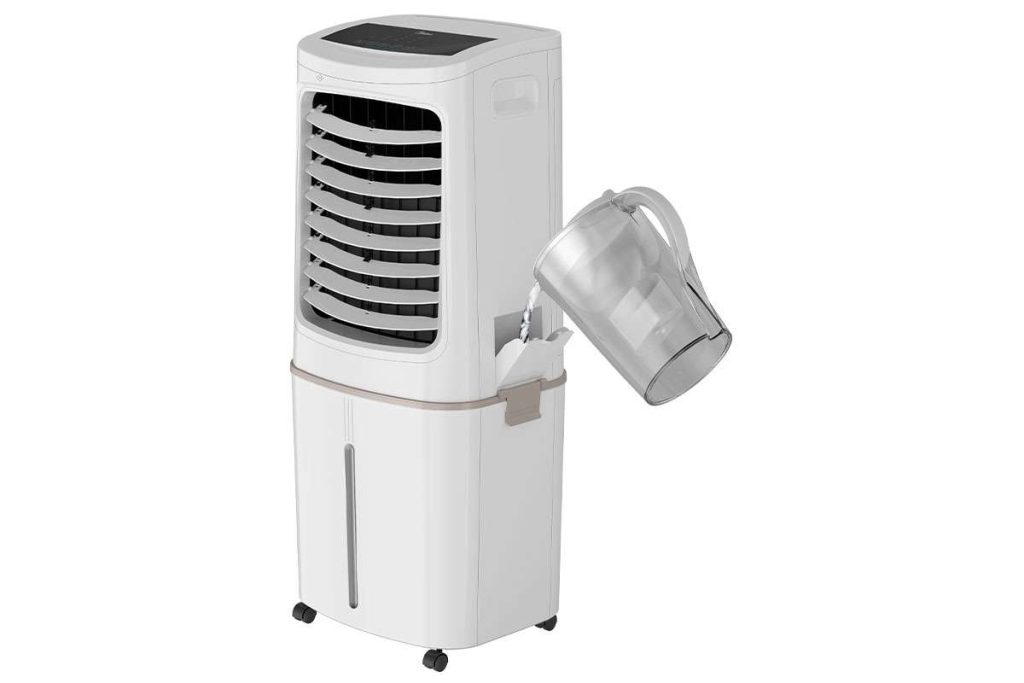 Midea Air Cooler With Remote Control, White, 50 Liter water tank ...