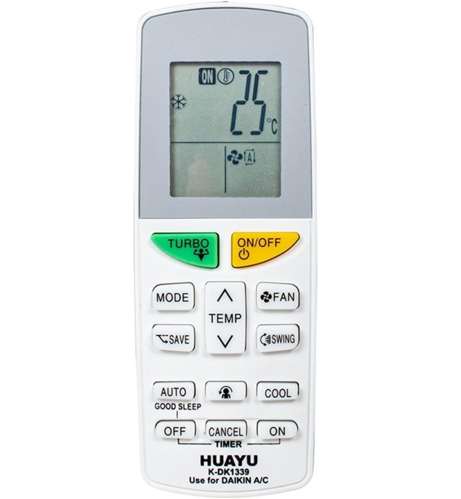 Huayu Daikin Air Conditioner Remote Control – General Cool Air Conditioners